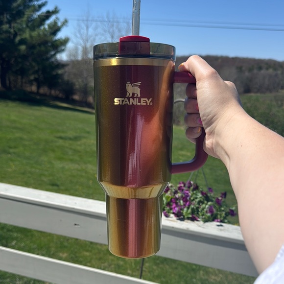 Stanley | Dining | Stanley Gold And Maroon Travel Mug Special Lainey ...